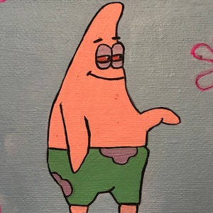 Stoned SpongeBob and Patrick | Etsy