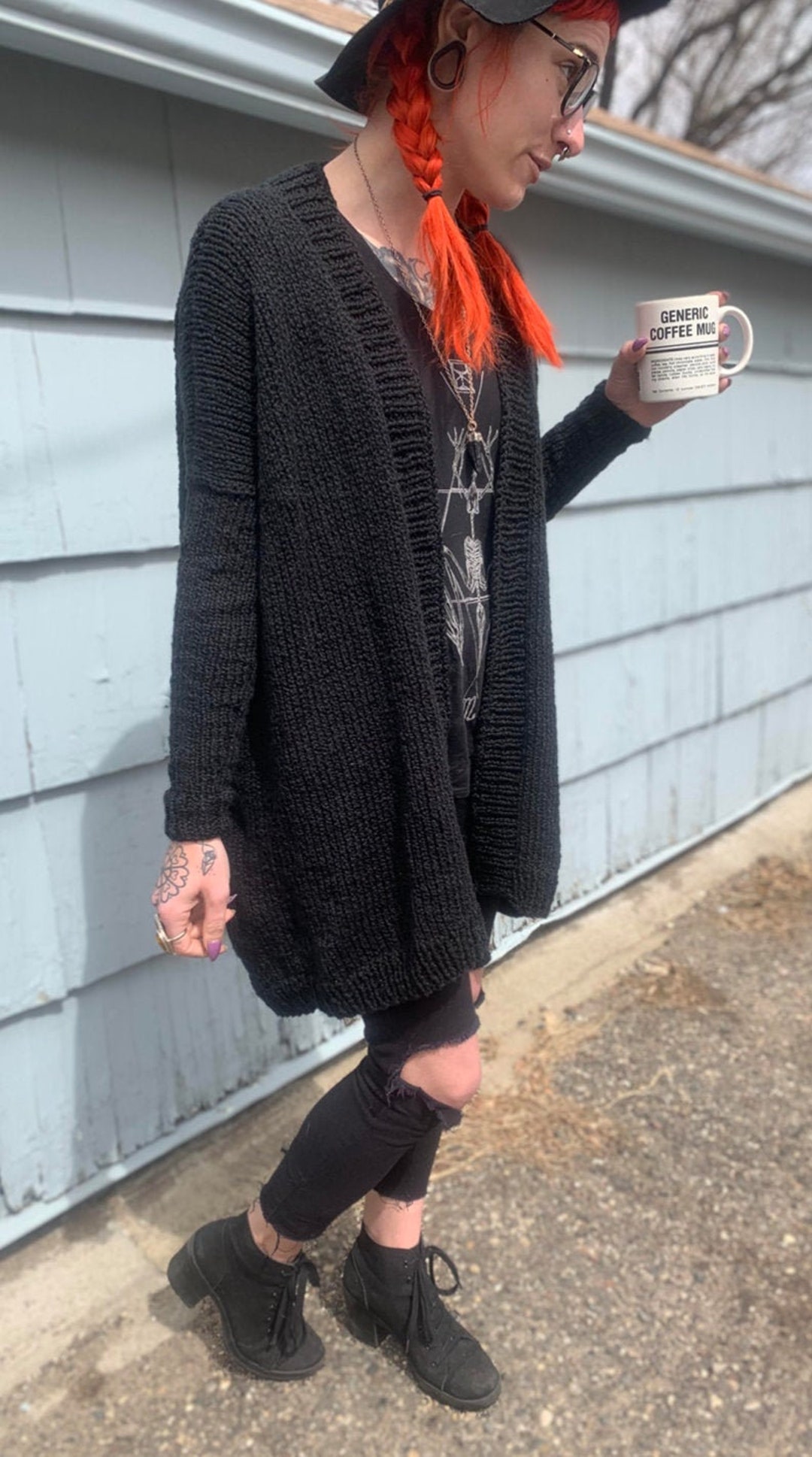 Repose Cardigan Pattern - Etsy