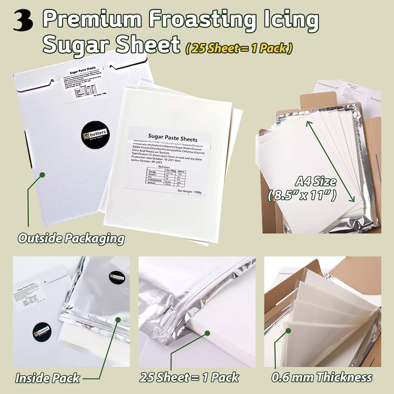 Edible Printer Bundle – Cake Image Printer With Edible Ink, Premium ...