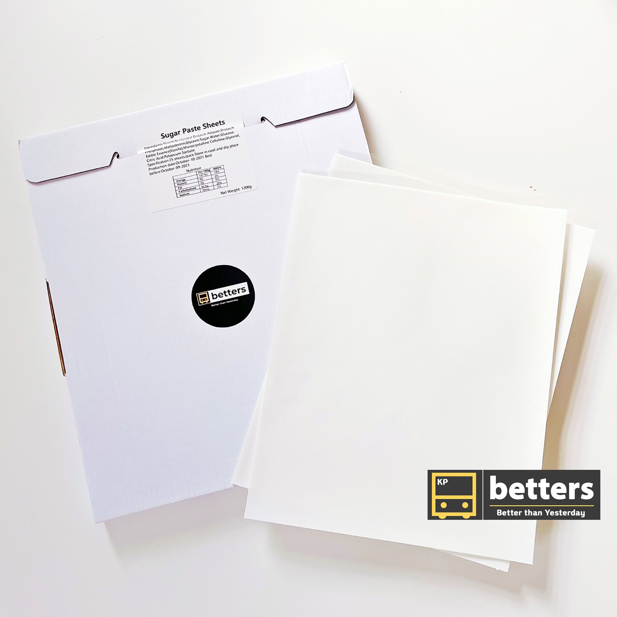 Edible Premium Frosting Sheets 25 Sheet, A4 Size 8.5 X 11 Icing Sheets ...