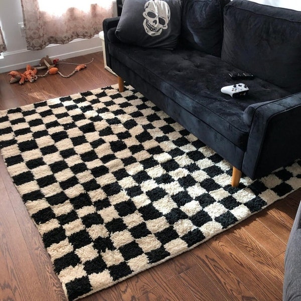 Checkerboard Rug - Etsy