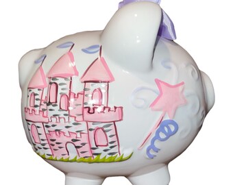 Castle Piggy Bank - Etsy