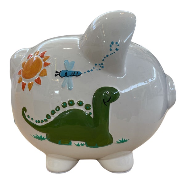 Dinosaur Bank - Etsy