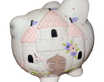 Personalized Castle Bank - Etsy