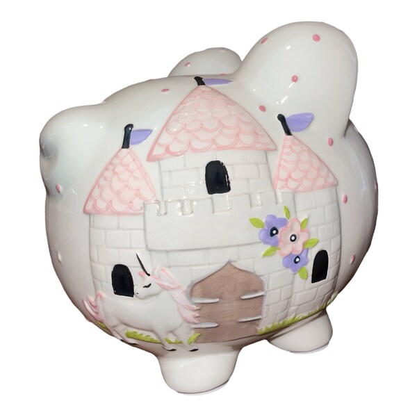 Castle Piggy Bank - Etsy