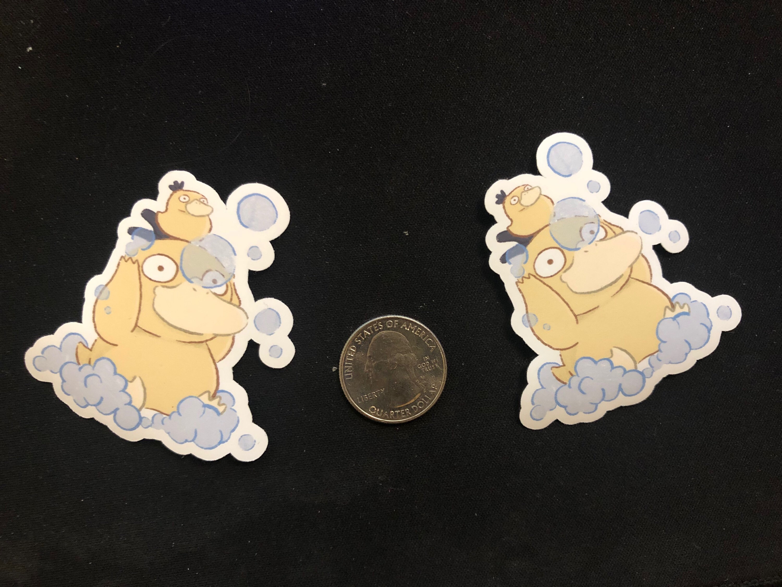 Rubber Ducky Psyduck Vinyl Sticker Cute Christmas or - Etsy