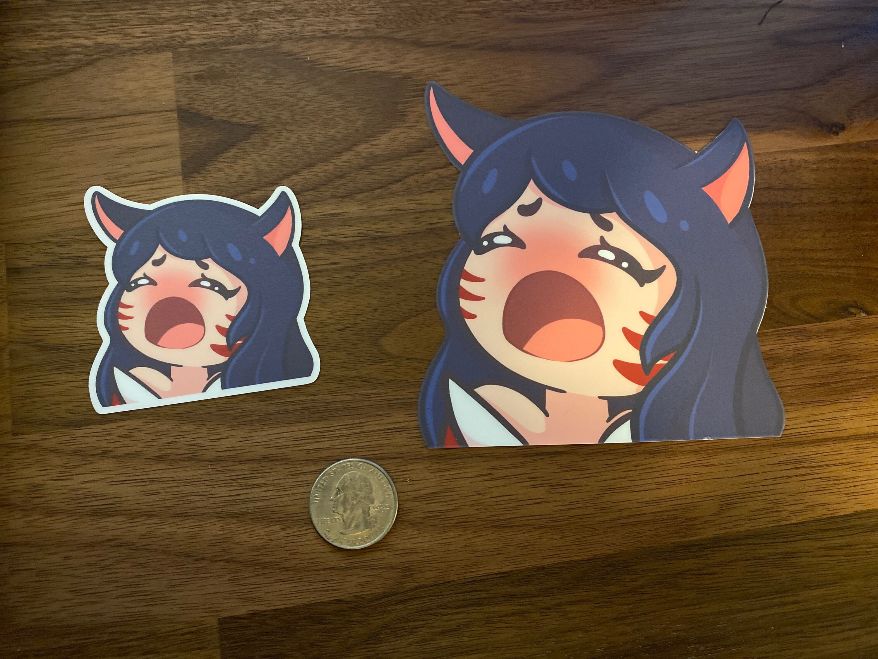 Ahri Gasm Vinyl Sticker | Lol | Cute Christmas or Birthday Gift Ideas ...