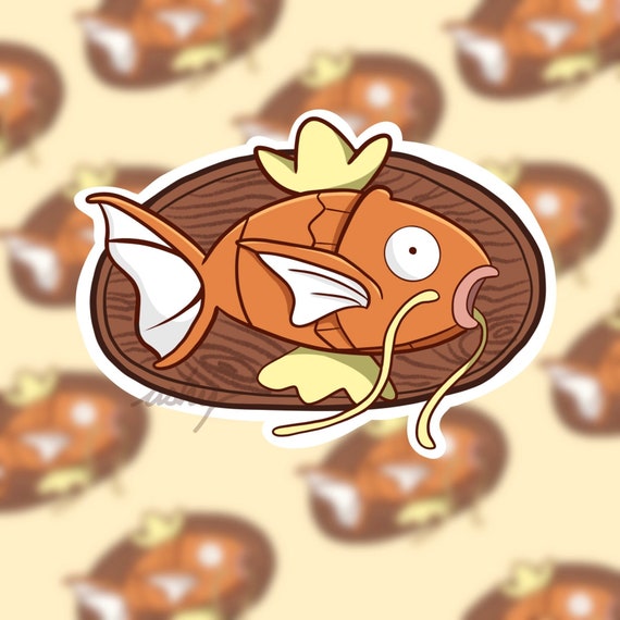 Stickers, Labels & Tags Paper Magikarp • Pastel Kawaii Glossy Vinyl ...