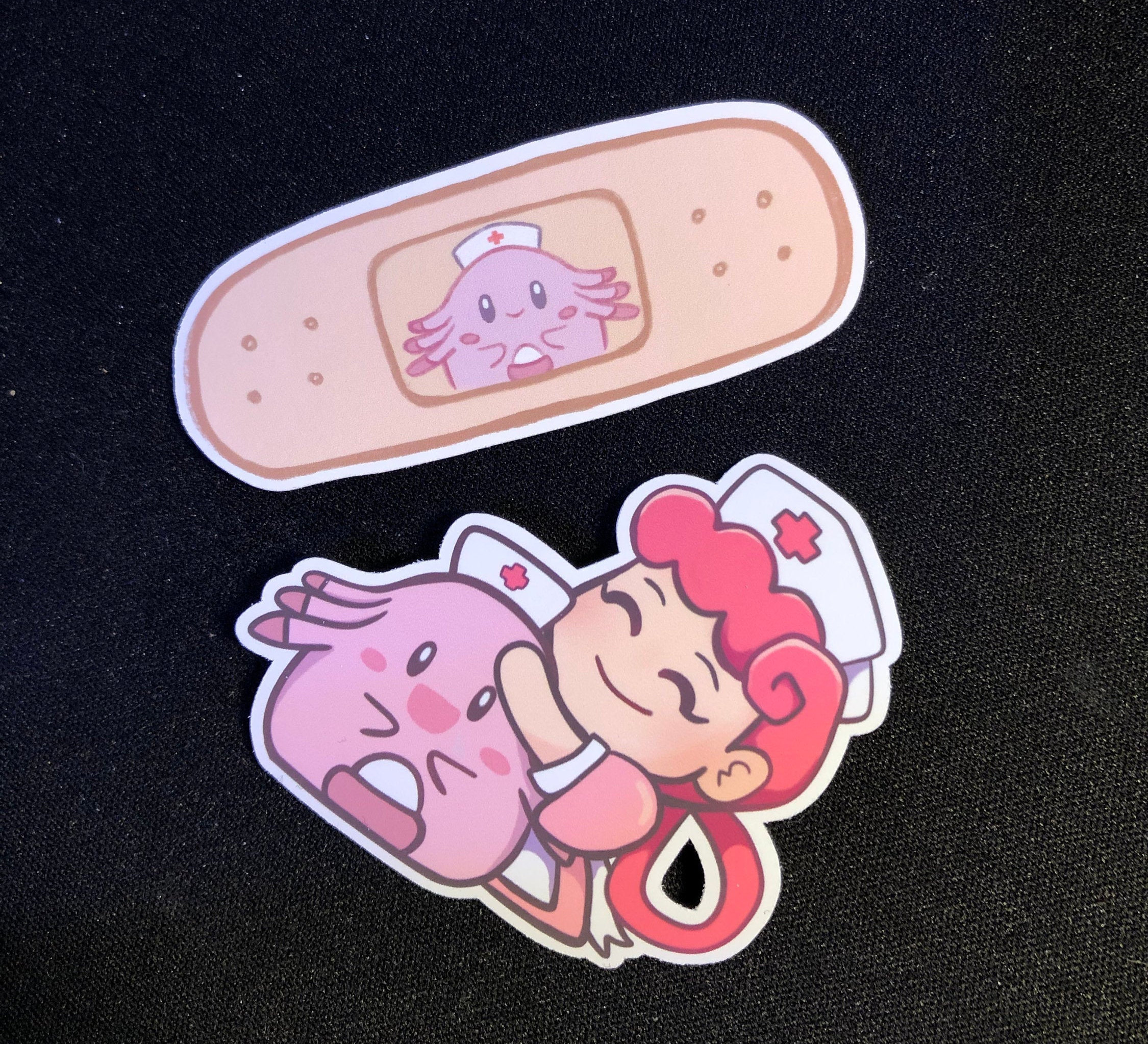 Nurse Joy & Chansey Vaccinated Vinyl Stickers Cute Christmas - Etsy