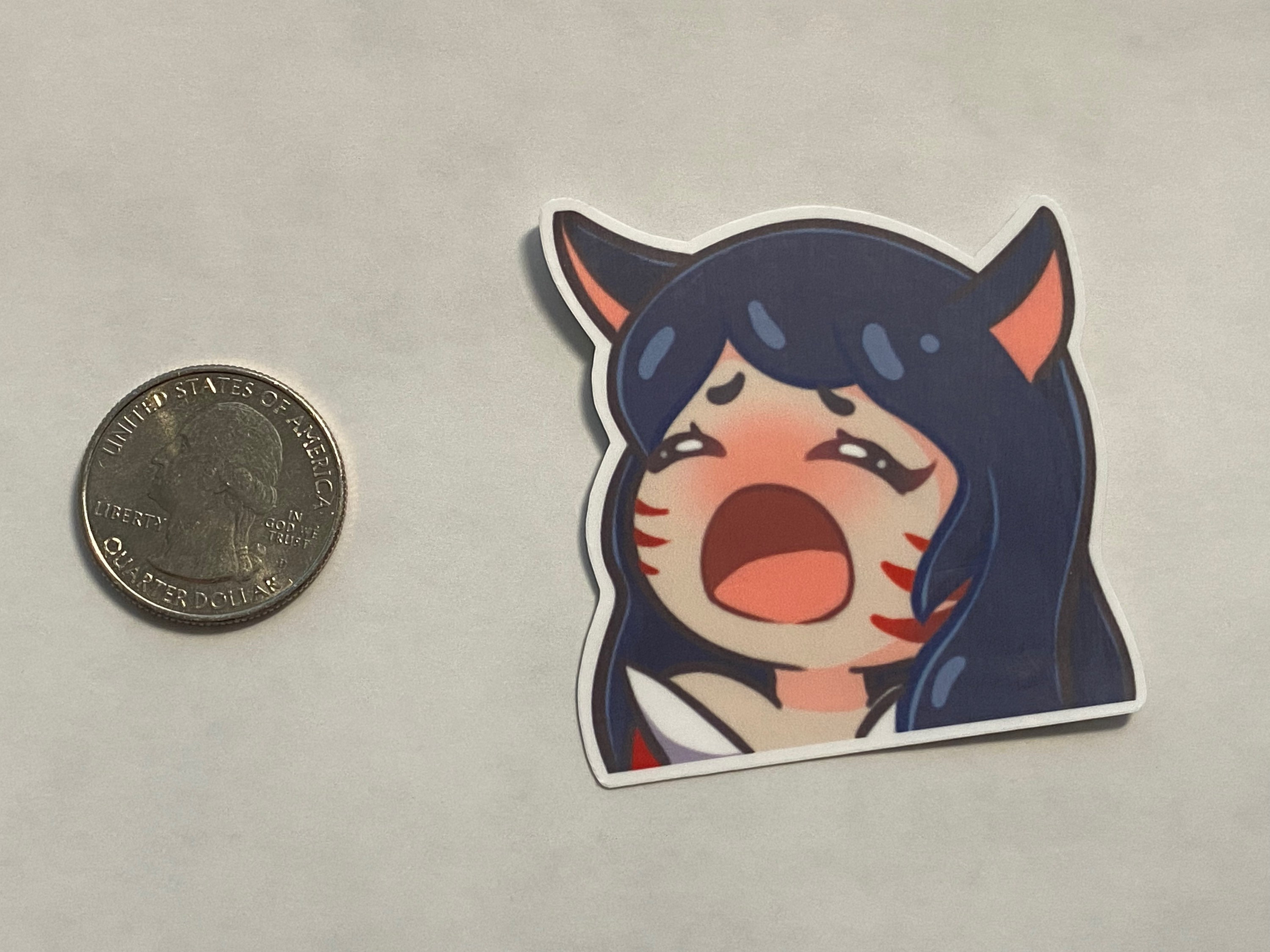 Ahri Gasm Vinyl Sticker | Lol | Cute Christmas or Birthday Gift Ideas ...