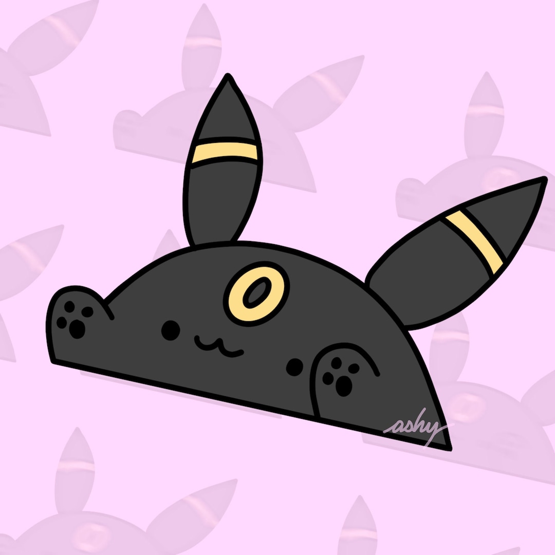 Umbreon Bongo Cat Vinyl Sticker | Waterproof, Fade Proof, Weather Proof ...