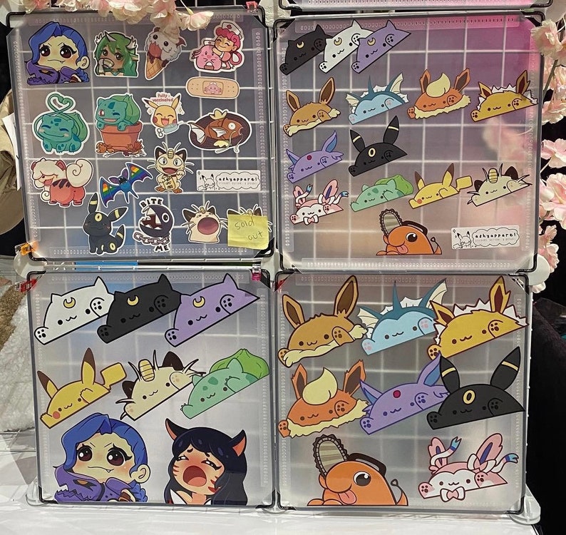 Sylveon Bongo Cat Vinyl Sticker Waterproof Fade Proof - Etsy