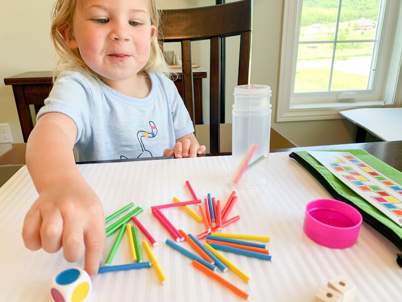 Aim Games Ages 3-8 Busy Bag Grab-and-go Learning Kids Activities ...