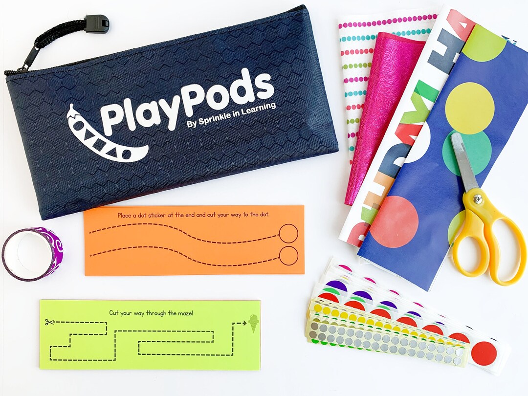 Silly Scissors - Ages 3-8 - Busy Bag - Grab-and-go Learning - Kids ...