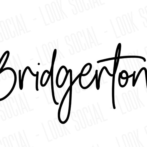 Bridgerton SVG JPG PNG Vector Digital File Bridgerton for Her - Etsy