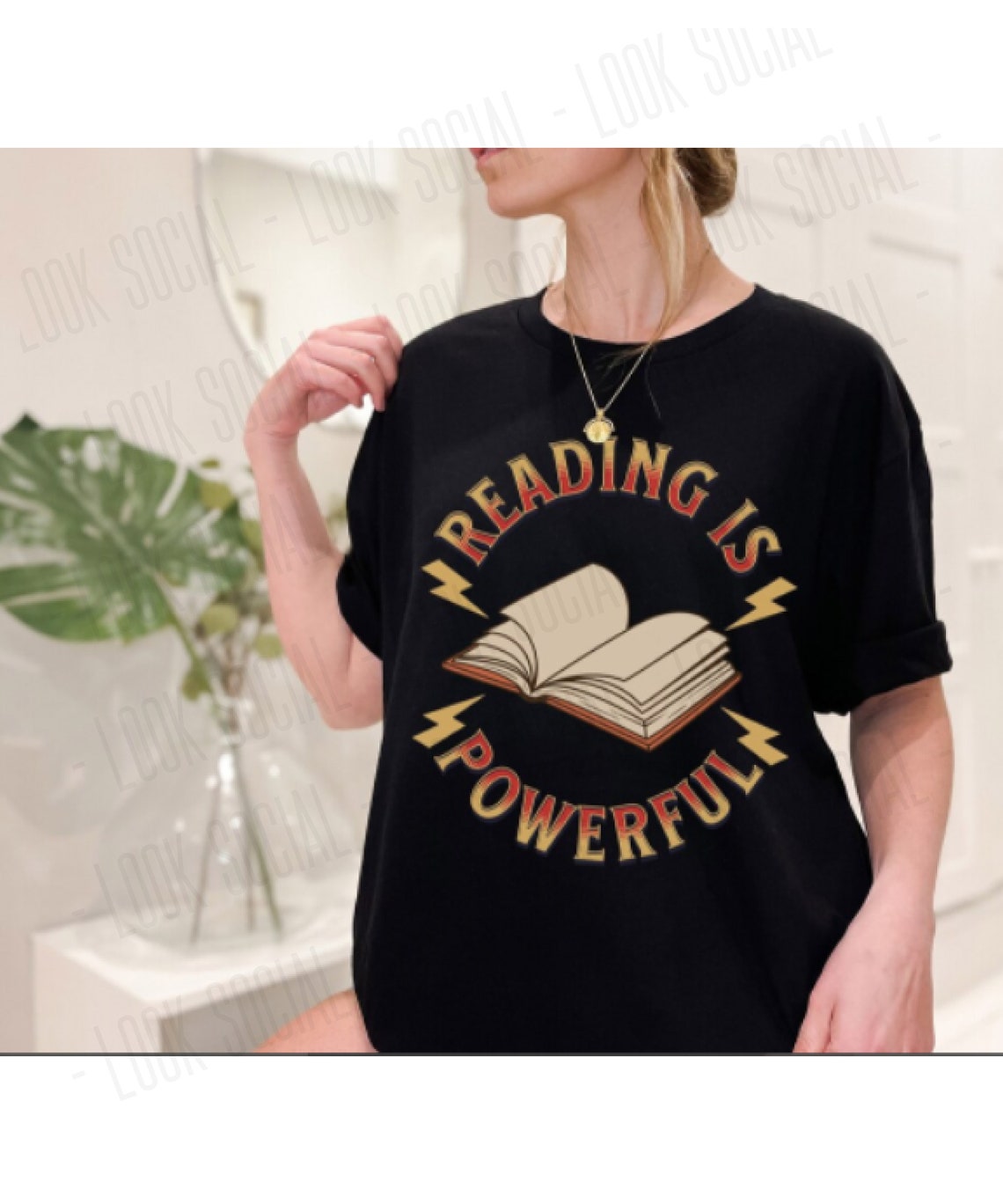 Reading is Powerful PNG SVG JPG Vector Digital File Retro Book - Etsy