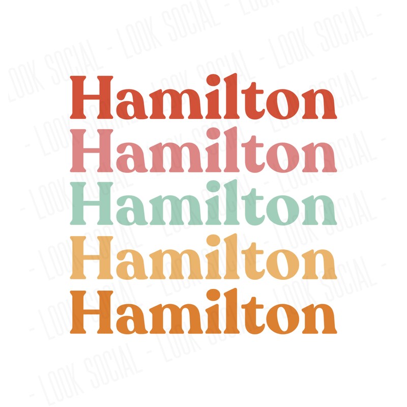 Hamilton Svg - Etsy