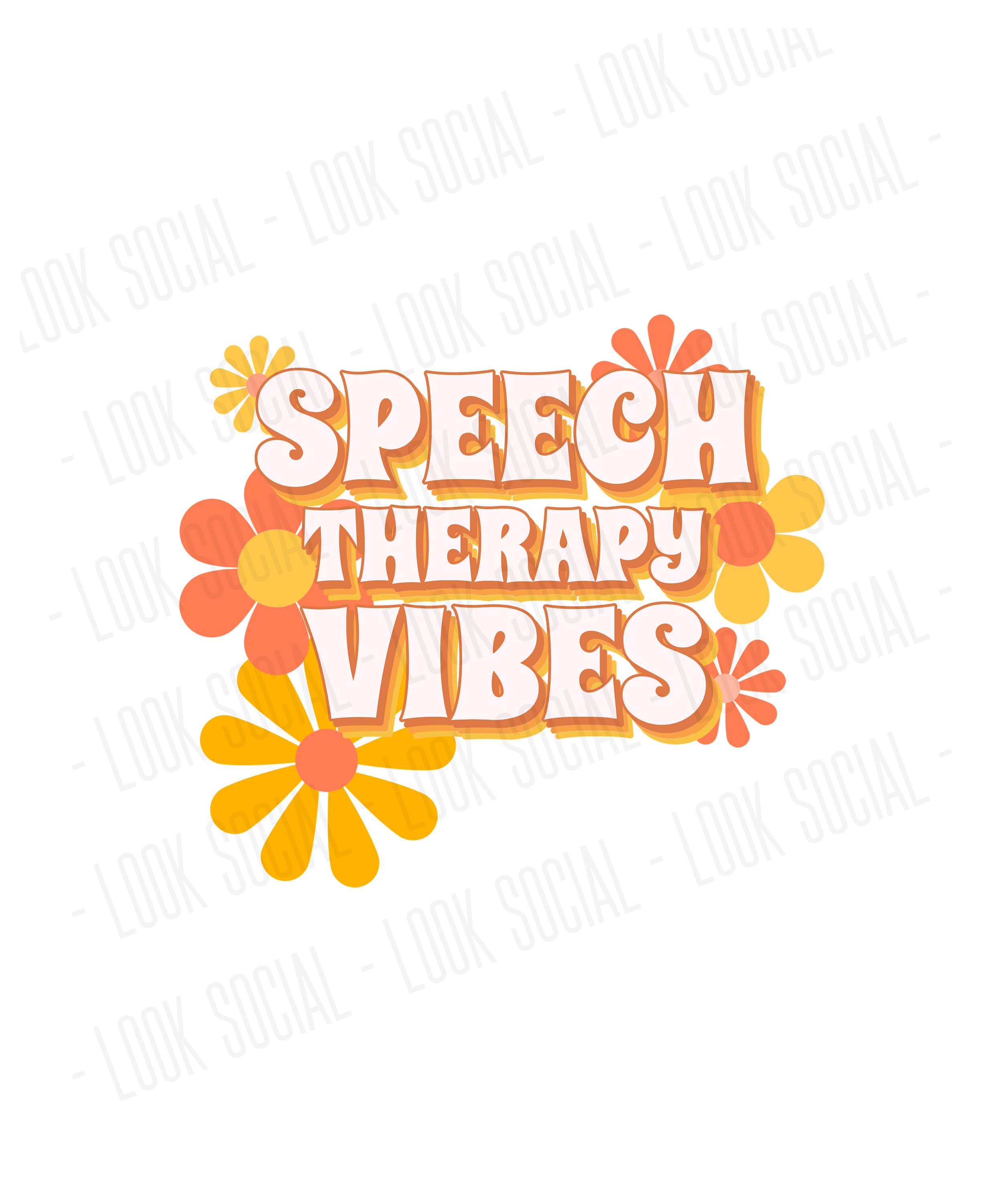 Speech Therapy Vibes PNG JPG SVG Digital Vector File Therapist - Etsy