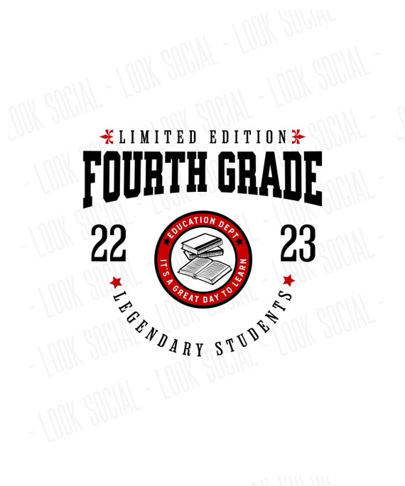 Fourth Grade Legendary Students PNG SVG JPG Digital Vector | Etsy