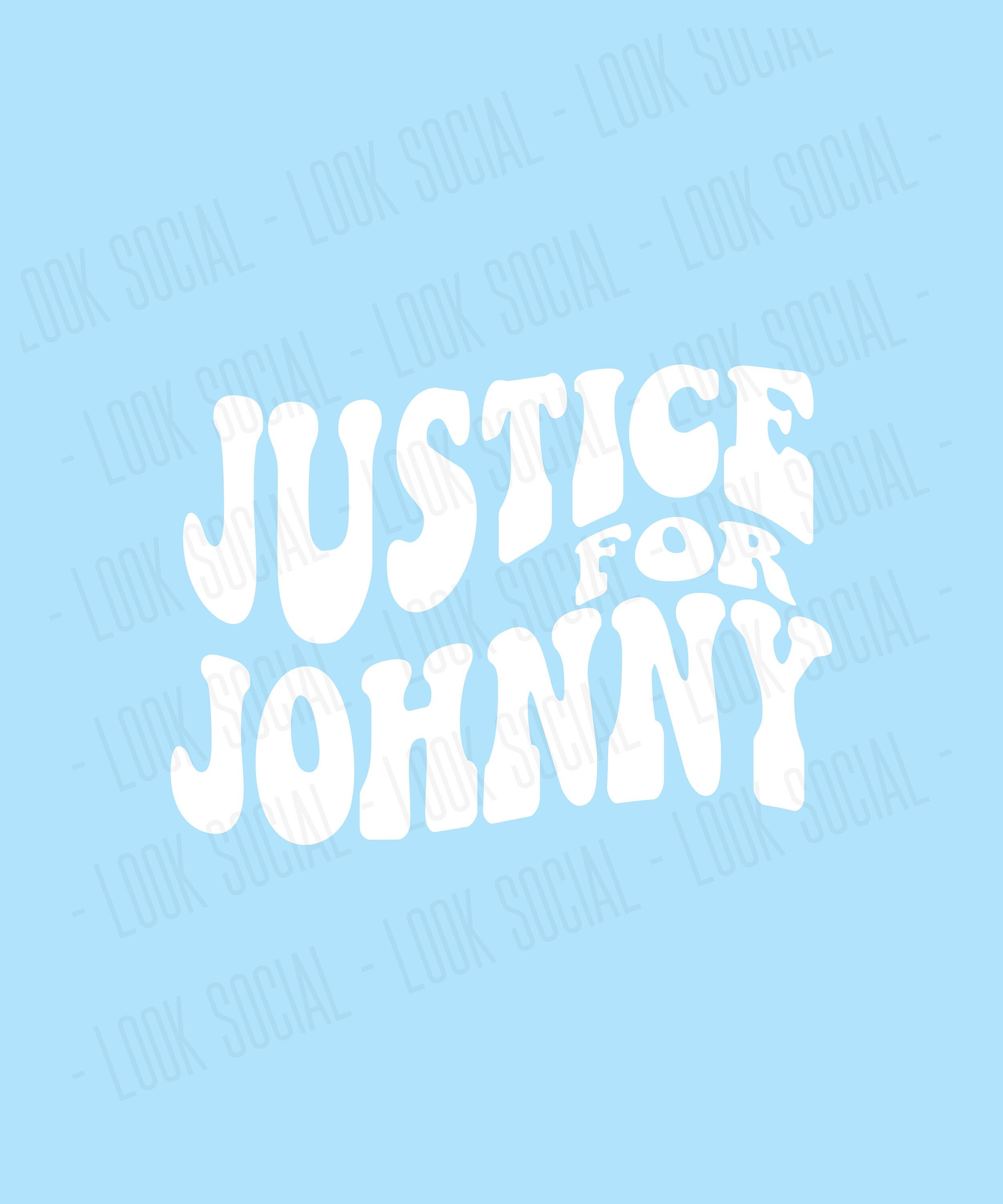 Justice for Johnny PNG JPG SVG Vector Digital File Depp Trial Vs Amber ...