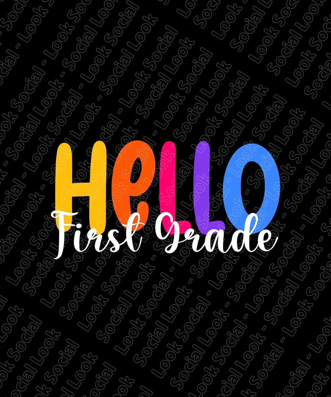 First Grade PNG JPG SVG Vector Digital File Teacher Shirts 1st Grade ...
