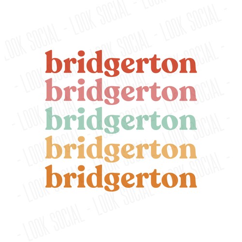 Bridgerton SVG JPG PNG Vector Digital File Bridgerton for Her - Etsy