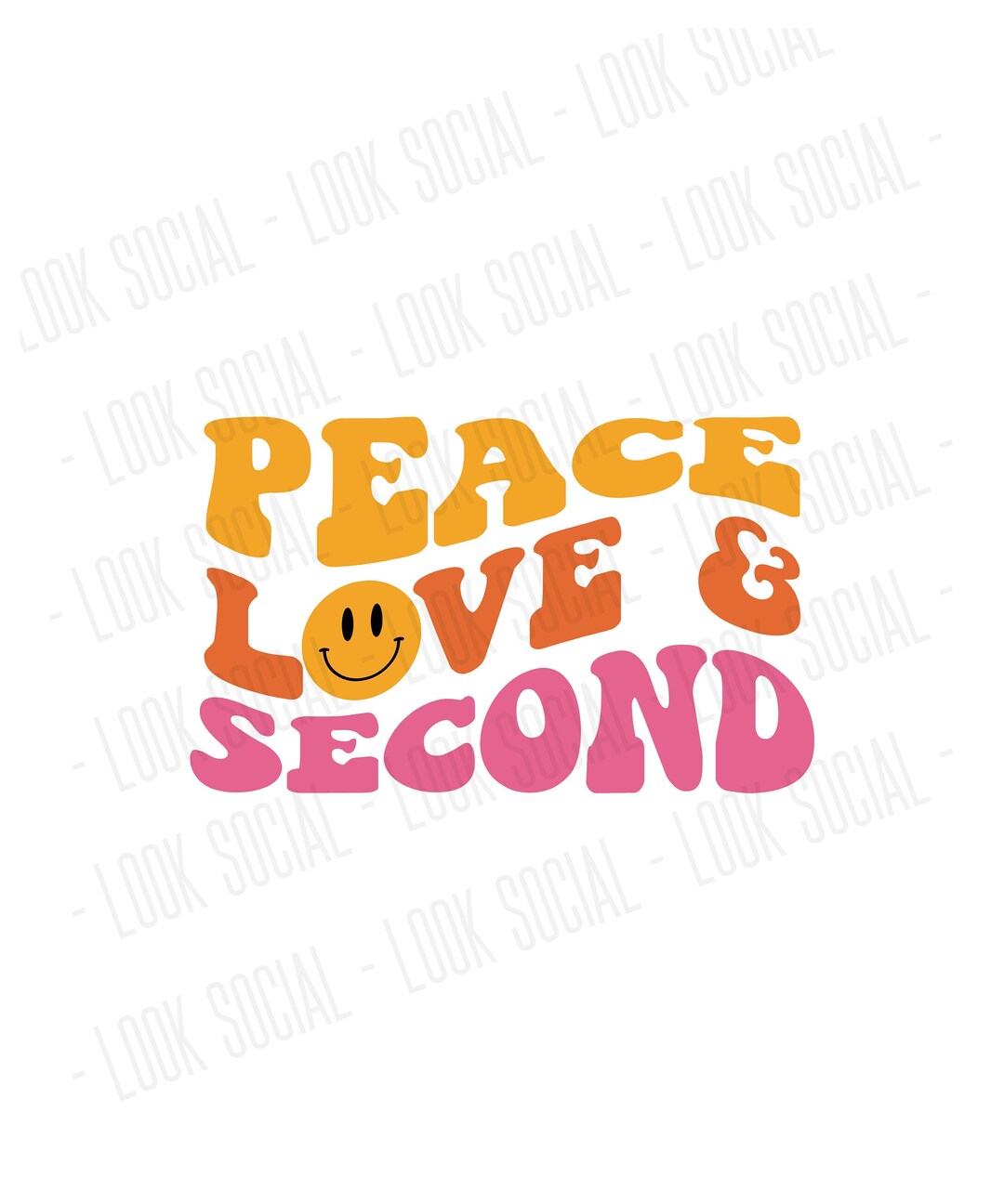 Peace Love and Second SVG PNG JPG Digital Vector File 2nd Grade Teacher ...
