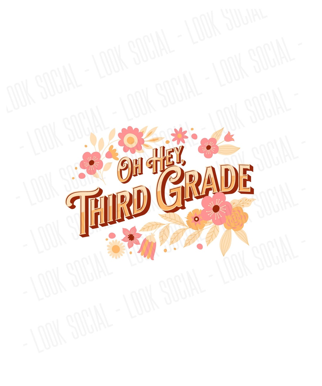 Oh Hey Third Grade PNG JPG SVG Digital Vector File 3rd Grade Teacher ...