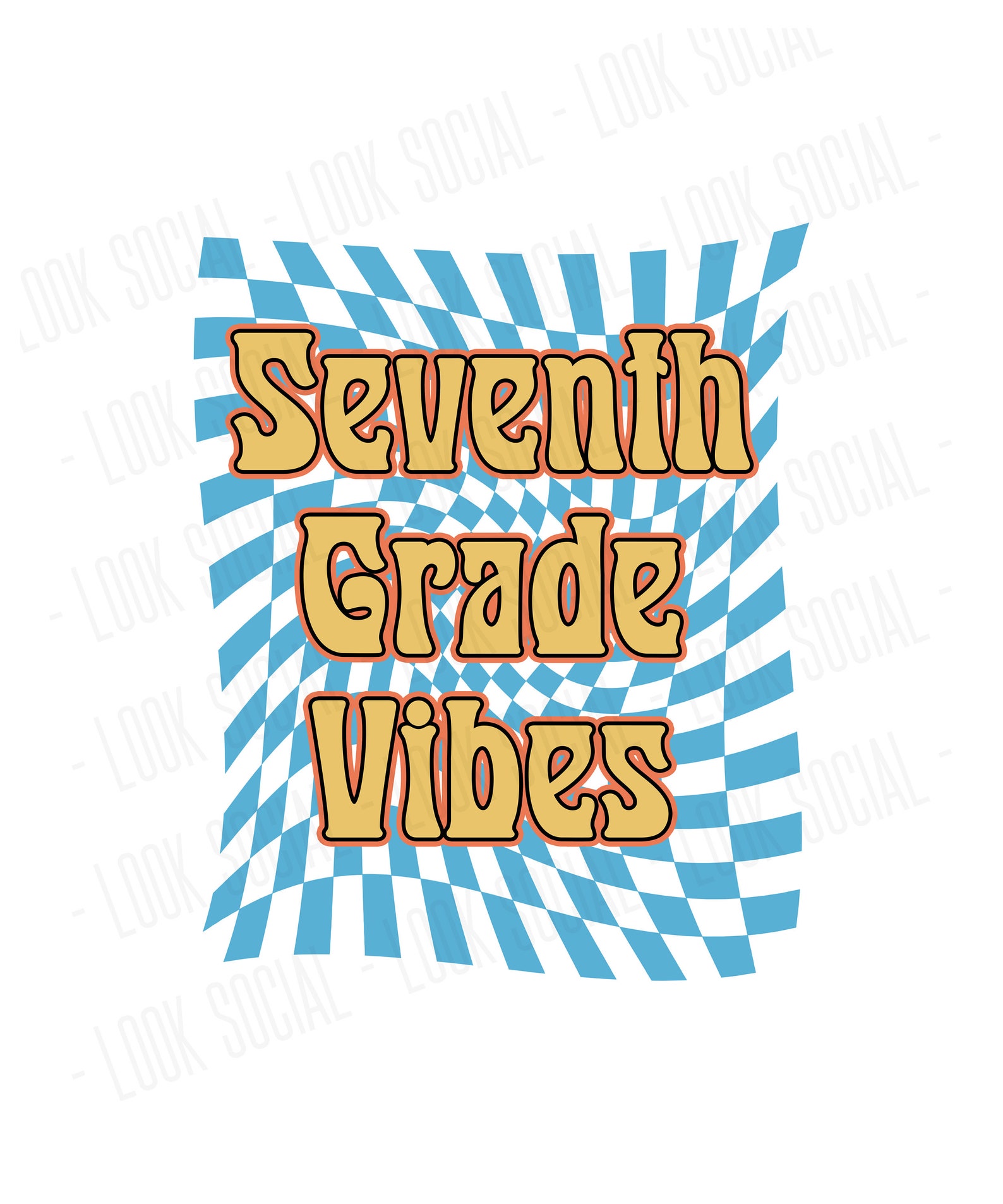 Seventh Grade Vibes JPG PNG SVG Digital Vector File Teacher Shirts 7th ...
