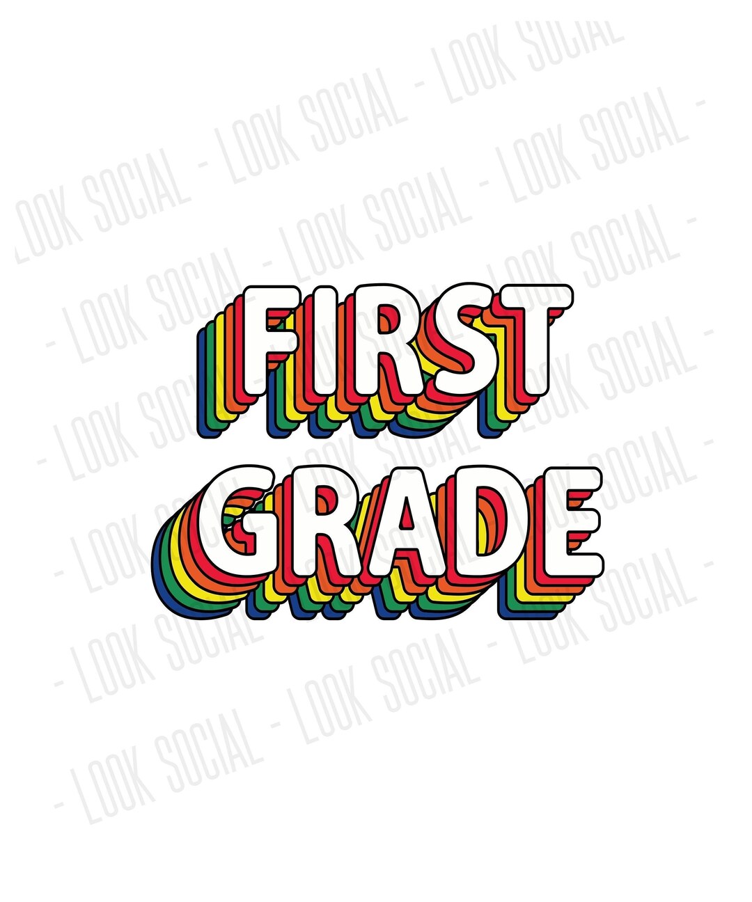 First Grade SVG PNG JPG Vector File Digital File 1st Grade Teacher ...