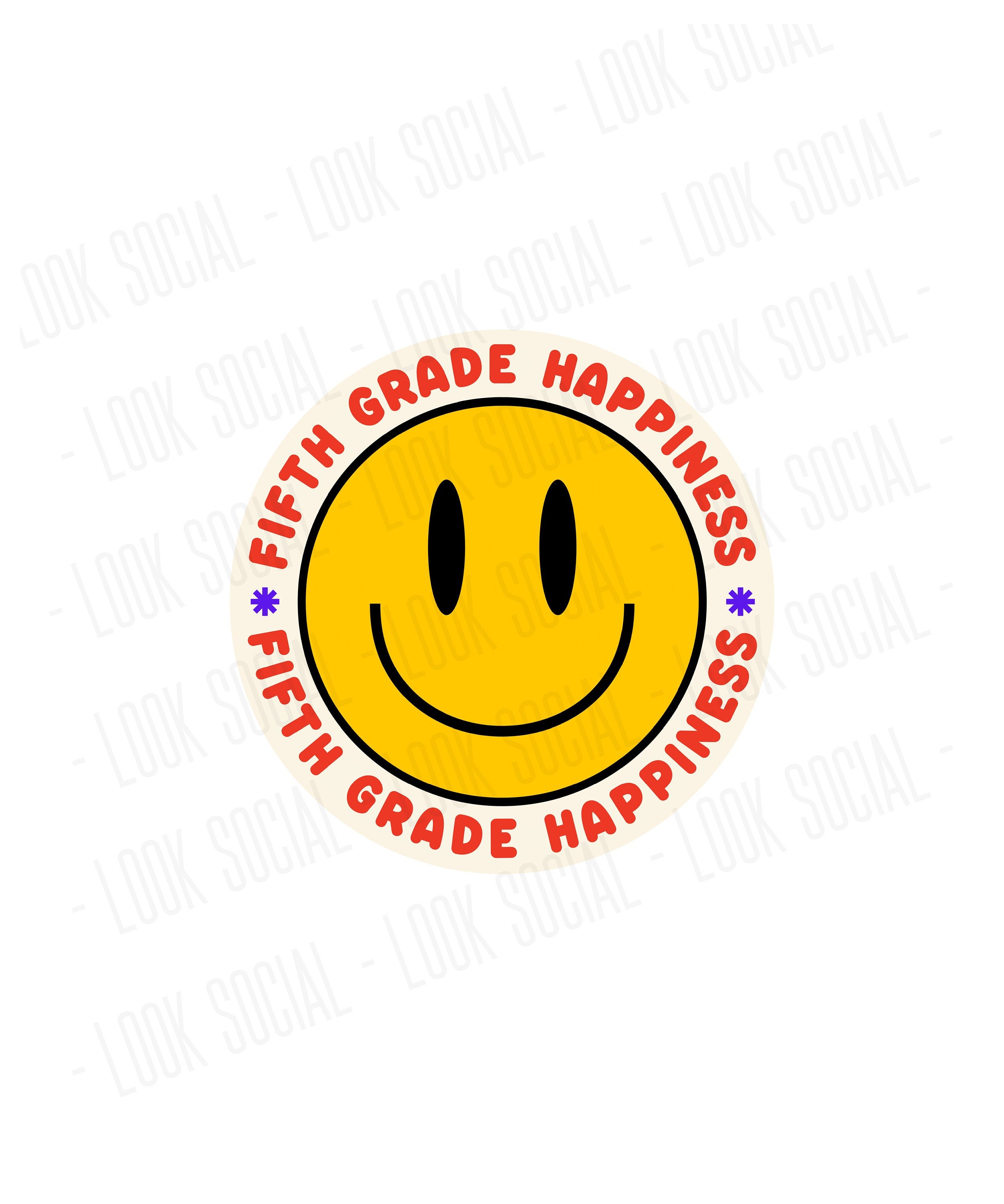 Fifth Grade Happiness SVG PNG JPG Digital Vector File Teacher Shirts ...