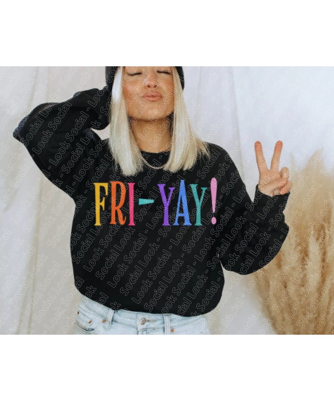 Happy Fri-yay PNG JPG SVG Digital File Vector File Cute - Etsy