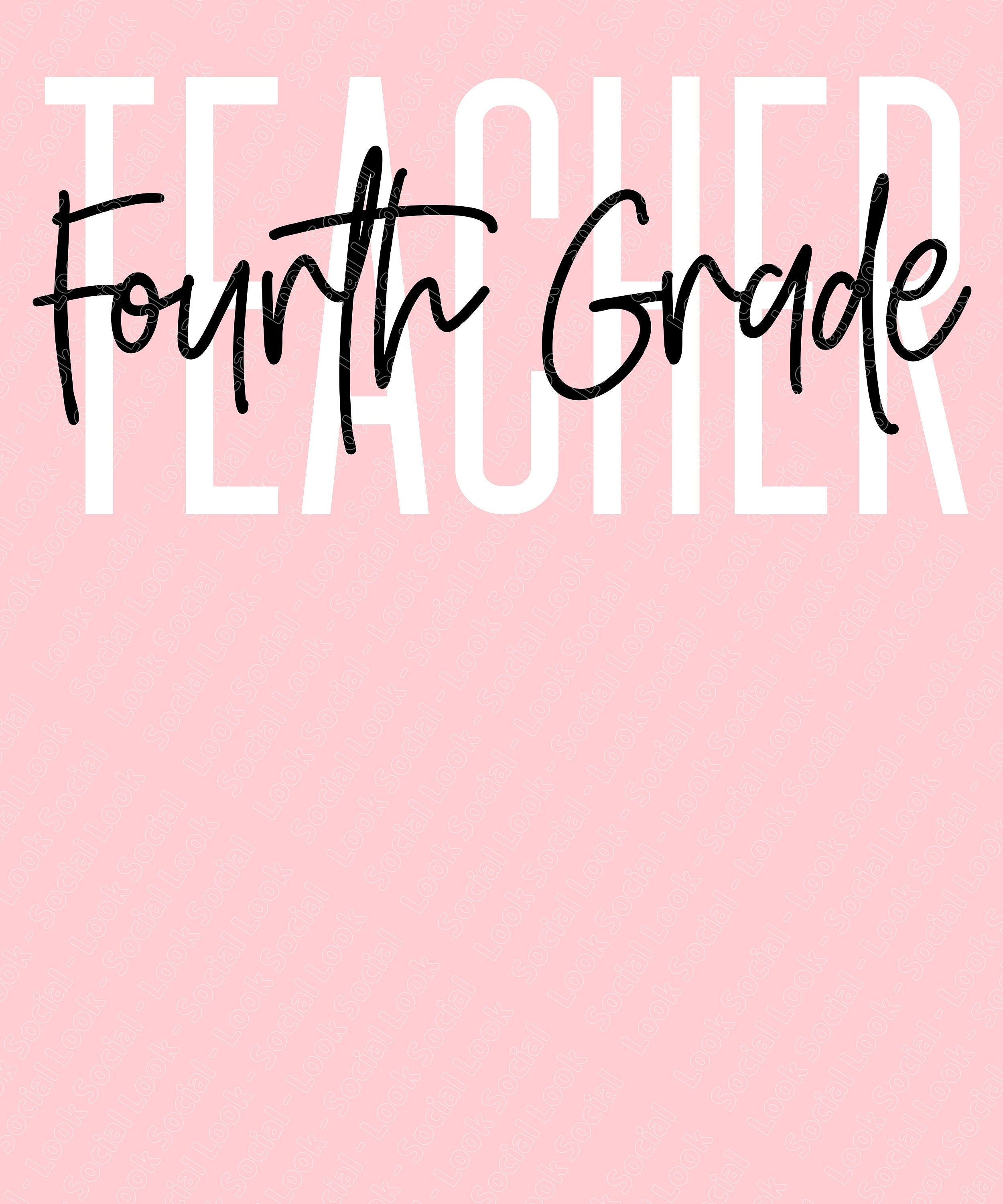 4th Grade Teacher SVG PNG JPG Digital File Vector Fourth Grade - Etsy
