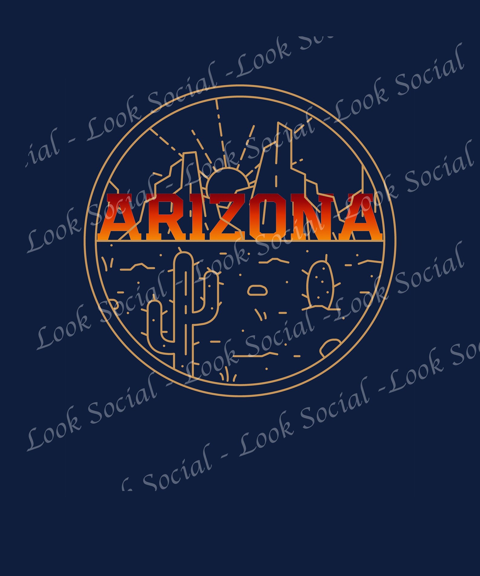 Arizona SVG PNG JPG Desert Svg Arizona Desert Hiker Hiking Arizona ...