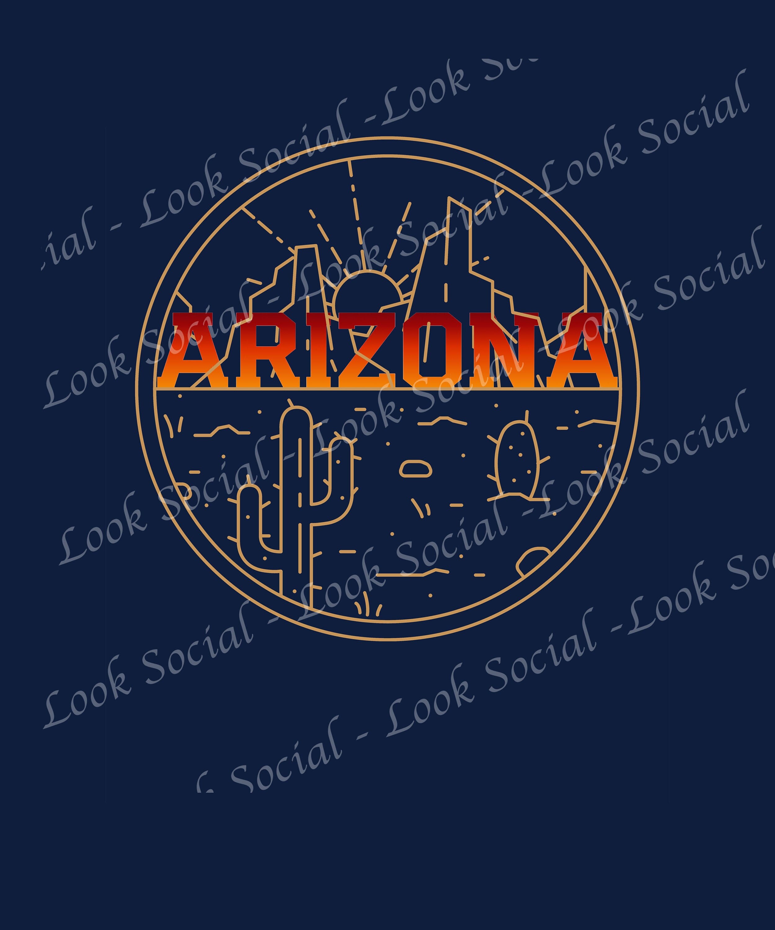 Arizona SVG PNG JPG Desert Svg Arizona Desert Hiker Hiking Arizona ...