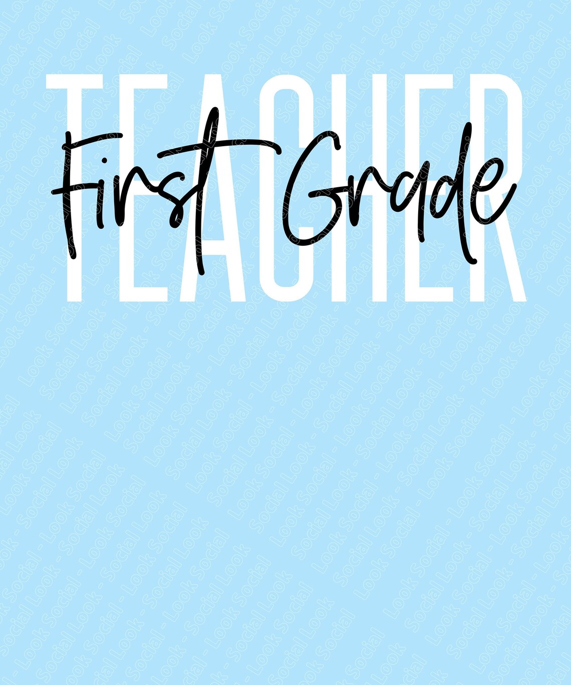 1st Grade Teacher SVG PNG JPG Digital File Vector First Grade - Etsy