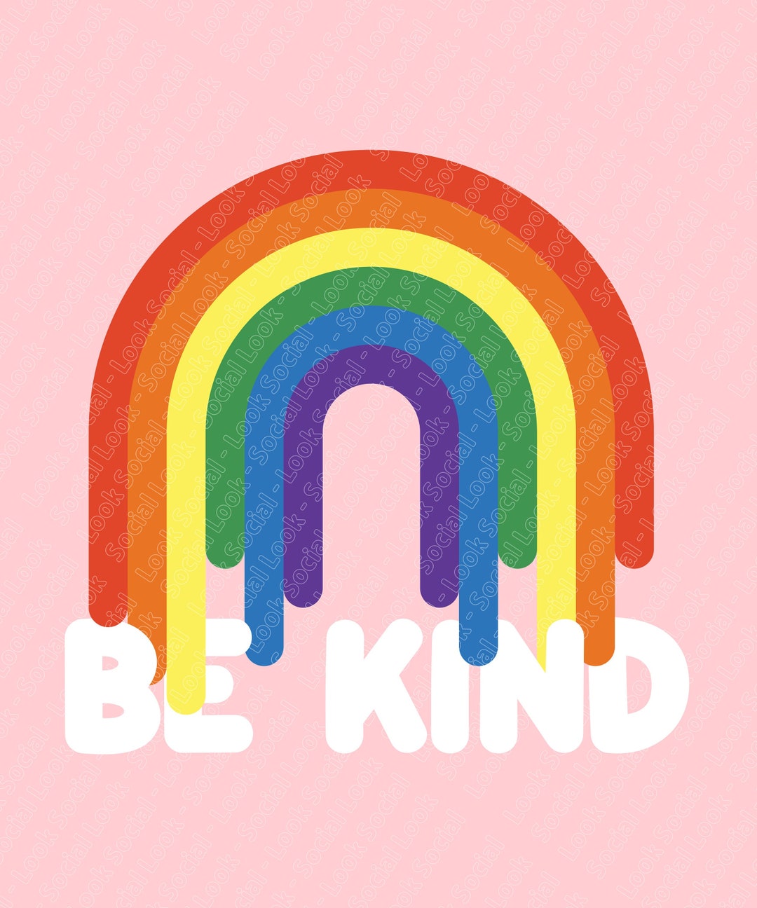 Be Kind SVG JPG PNG Vector File Digital File Kindness Matters Lgbtq Gay ...