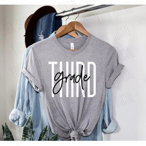 Third Grade JPG SVG PNG Vector Digital File 3rd Grade Team Teacher ...