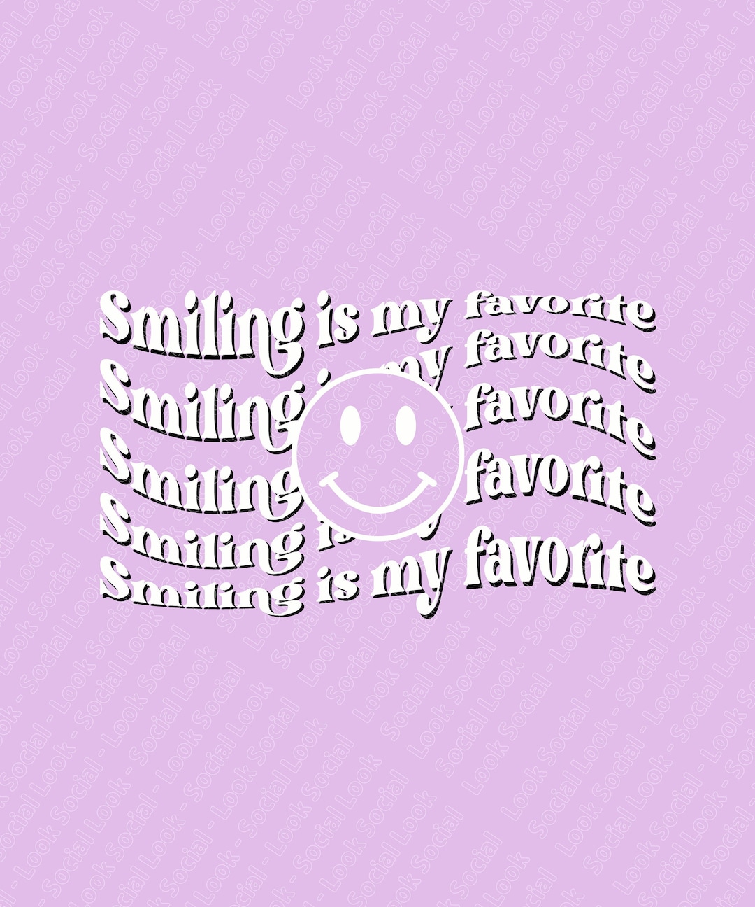Smiling is My Favorite PNG JPG SVG Digital File Vector Funny Christmas ...