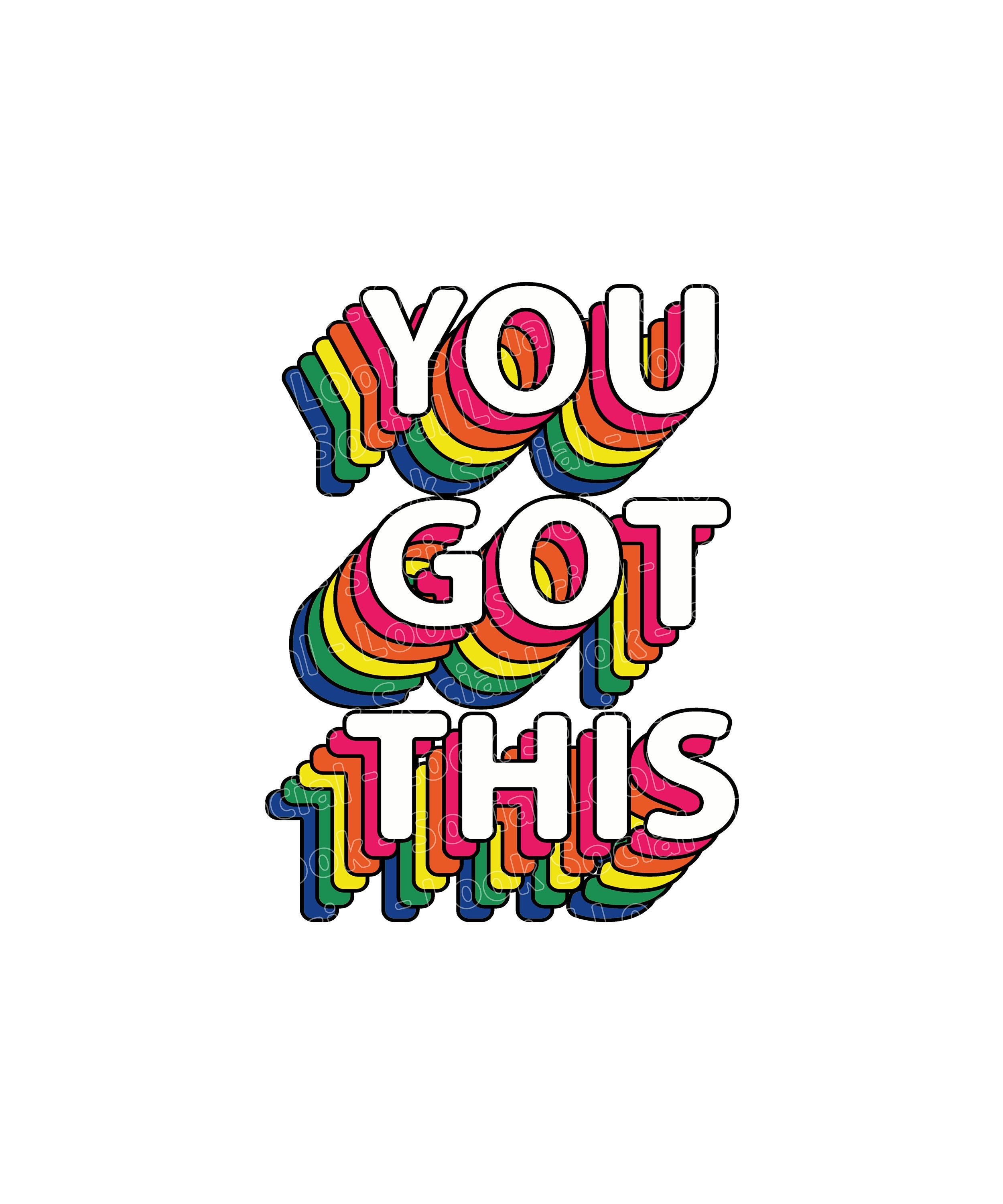 You Got This PNG JPG File Digital Vector SVG Motivation - Etsy