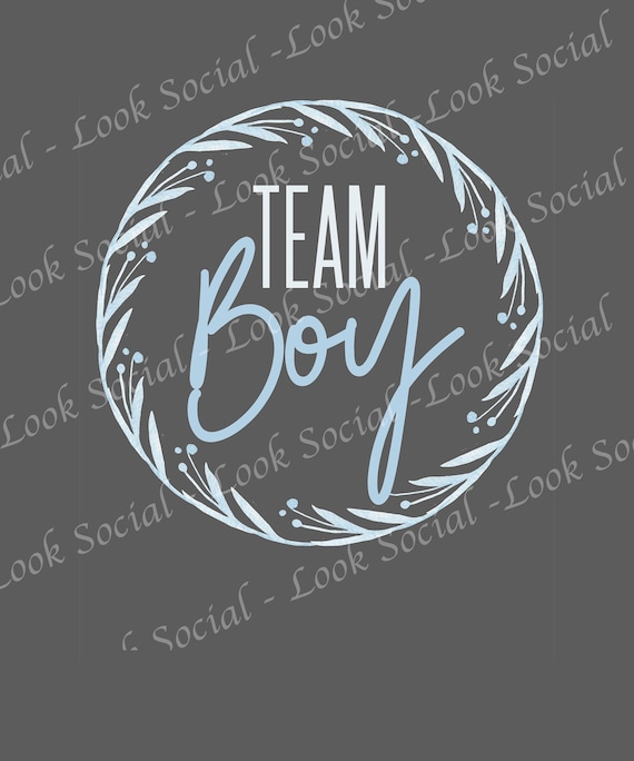 Team Boy Gender Reveal PNG JPG SVG Maglie ragazzo squadra - Etsy Italia