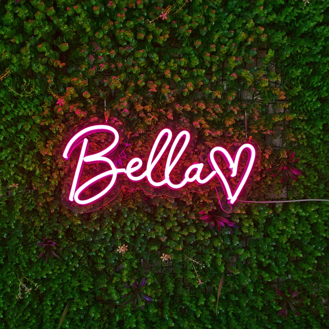 Personalised Name Neon Sign Wedding Sign Custom Neon Signs Nursery Sign ...