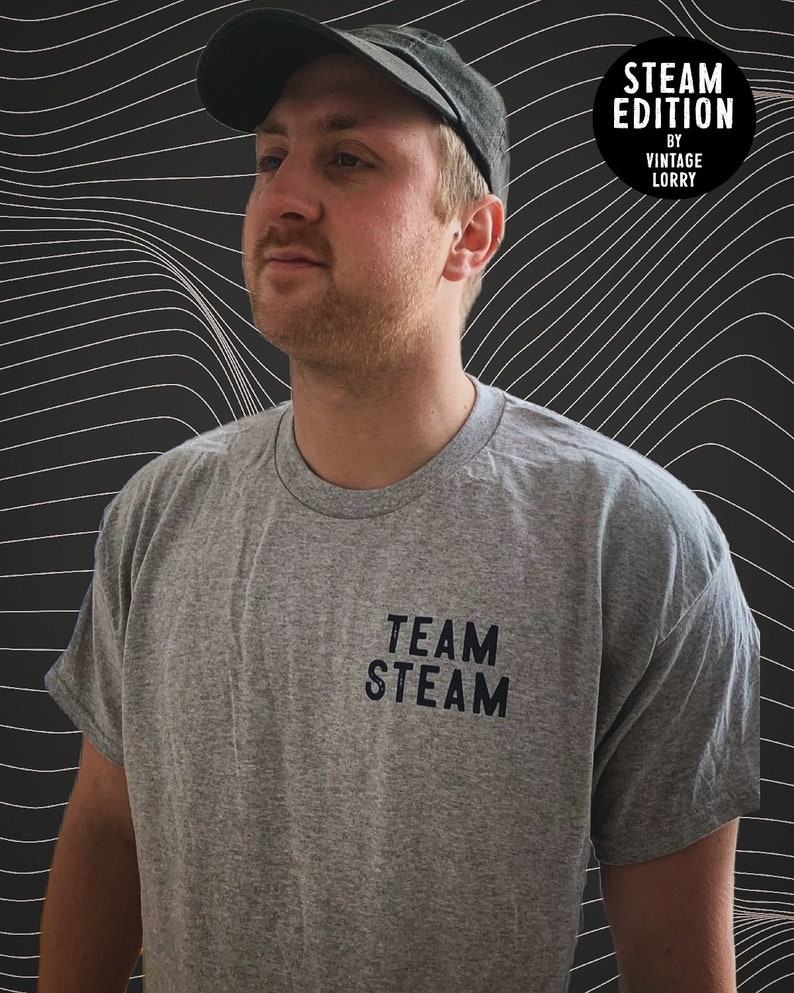 Steam Edition : Team Steam T-shirt - Etsy UK