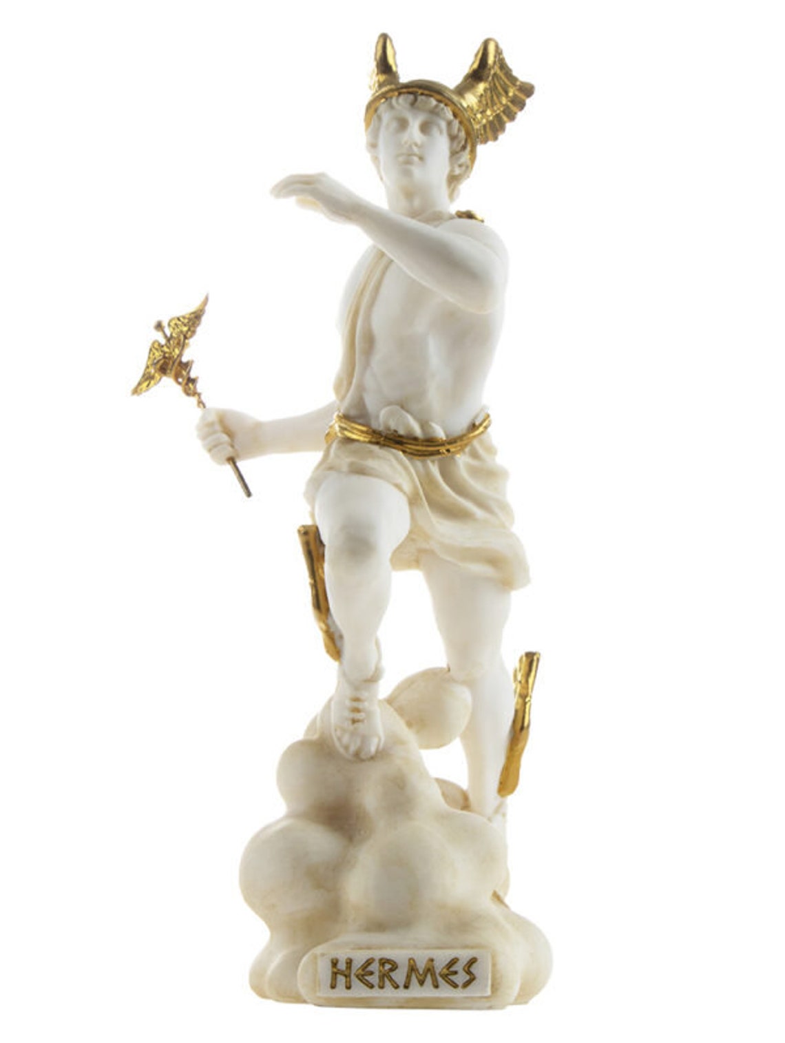 Hermes, Mercury, Greek God, Zeus Son, Roman Statue, Alabaster, Greek ...