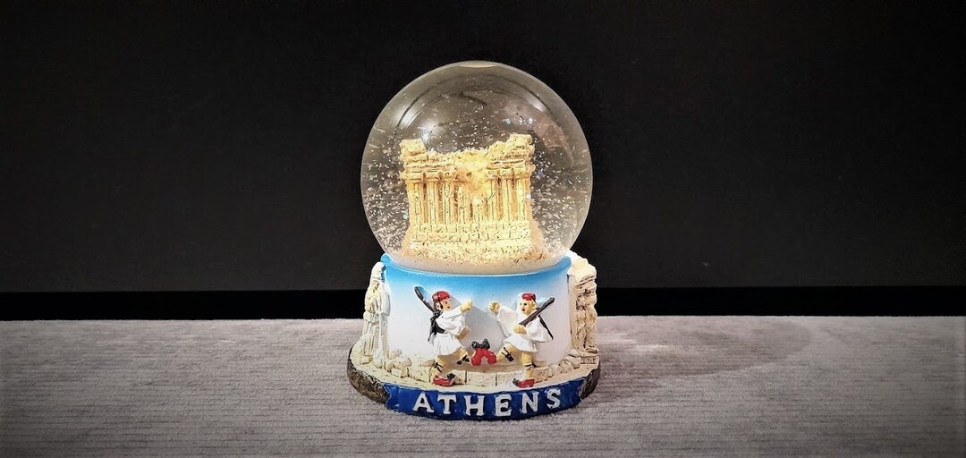 Snow Globe, Athens, Acropolis, Greece, 9 Cm - 3.54'' - Etsy