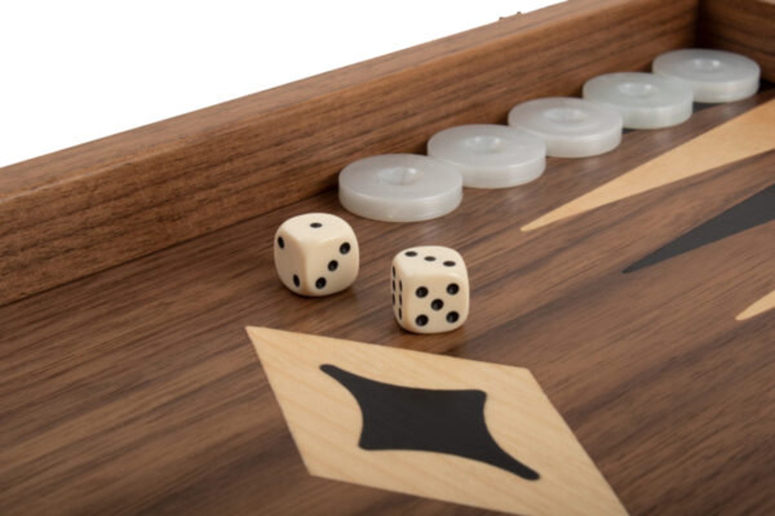 Backgammon Backgammon Set With Chessboard American Walnut - Etsy