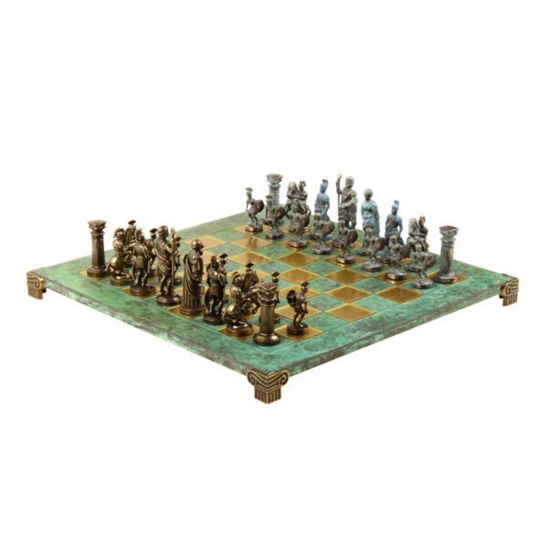 Chess, Chess Set, Greek Roman Period, XL, Greek Mythology, 44cm X 44cm ...