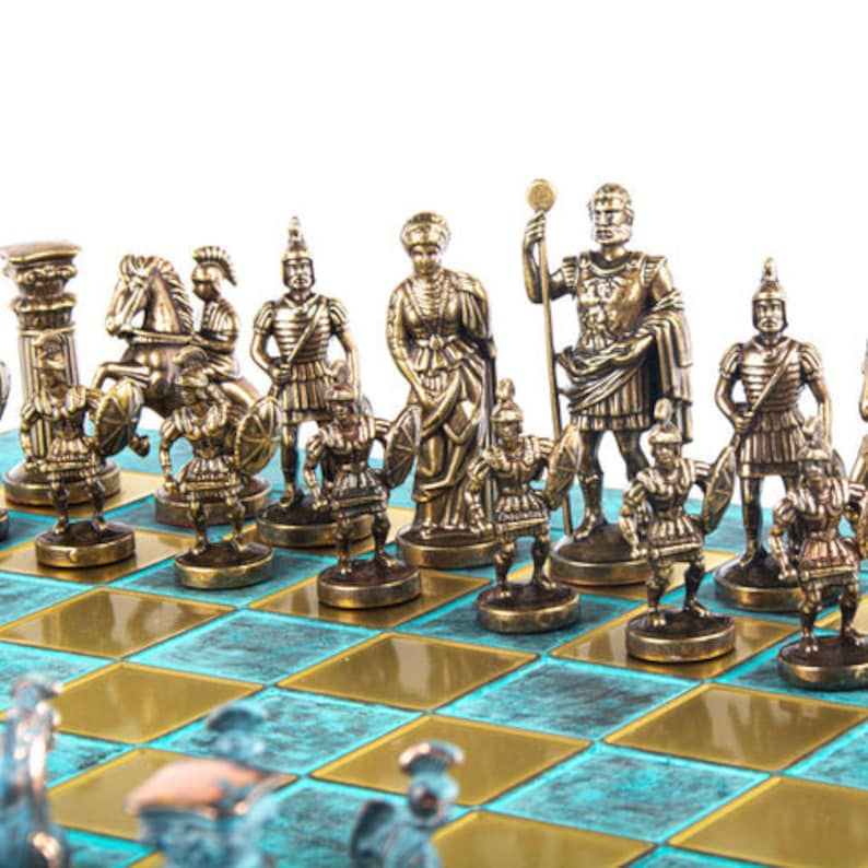 Chess, Chess Set, Greek Roman Period, XL, Greek Mythology, 44cm X 44cm ...