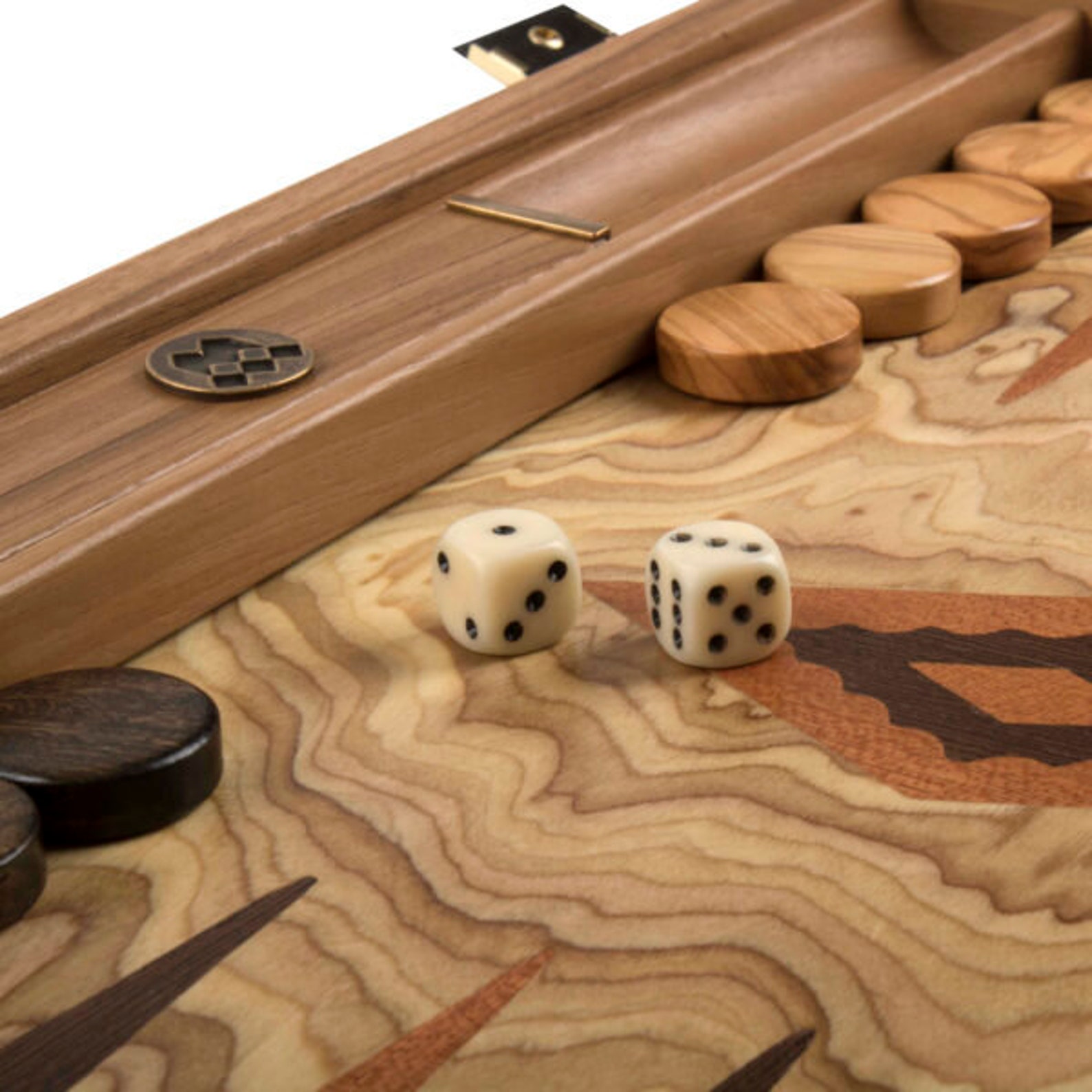 Backgammon Olive Wood Backgammon Deluxe Collection With Side - Etsy Australia