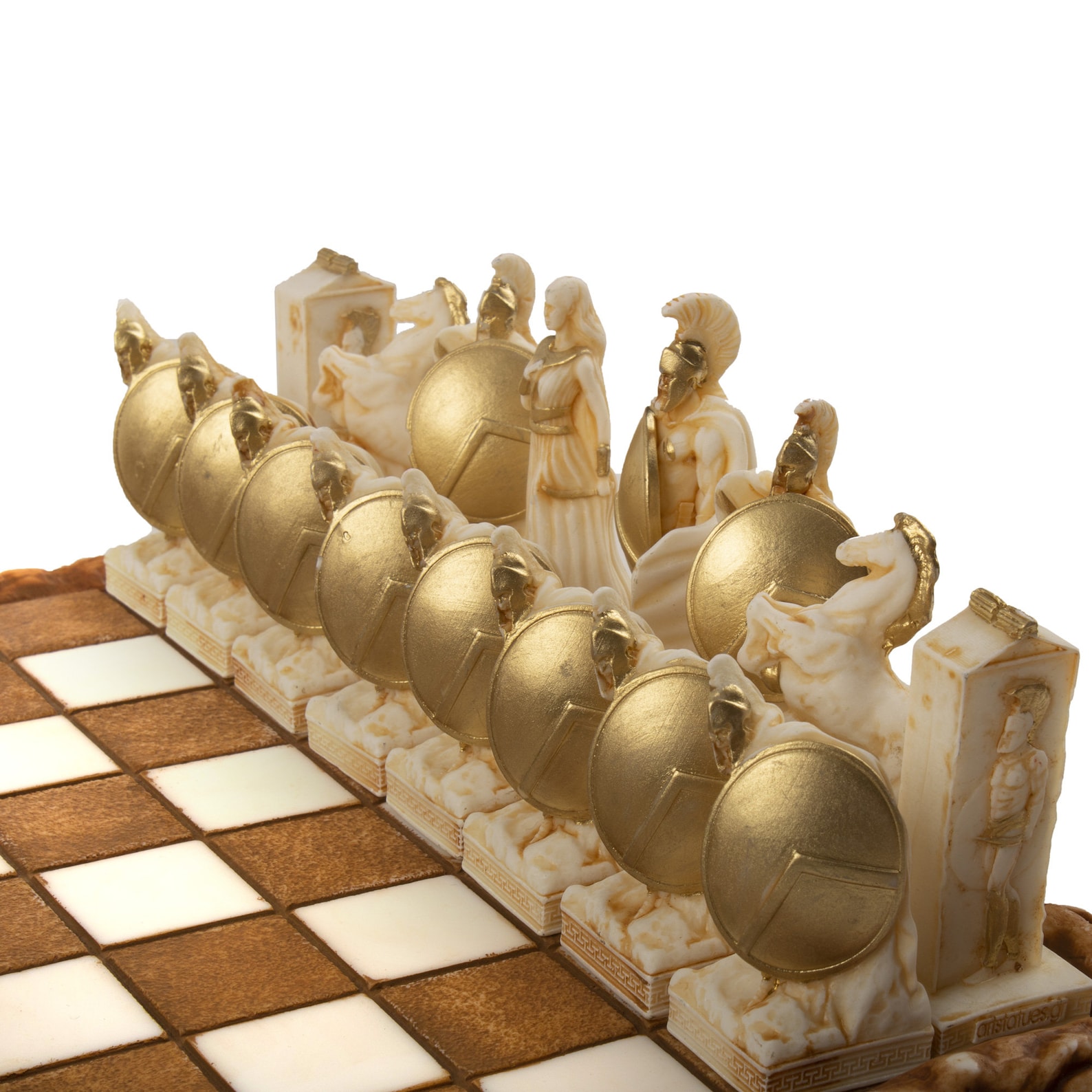 Chess Set, Spartans and Persians, 3D, Greek Mythology, (300), Leonidas ...